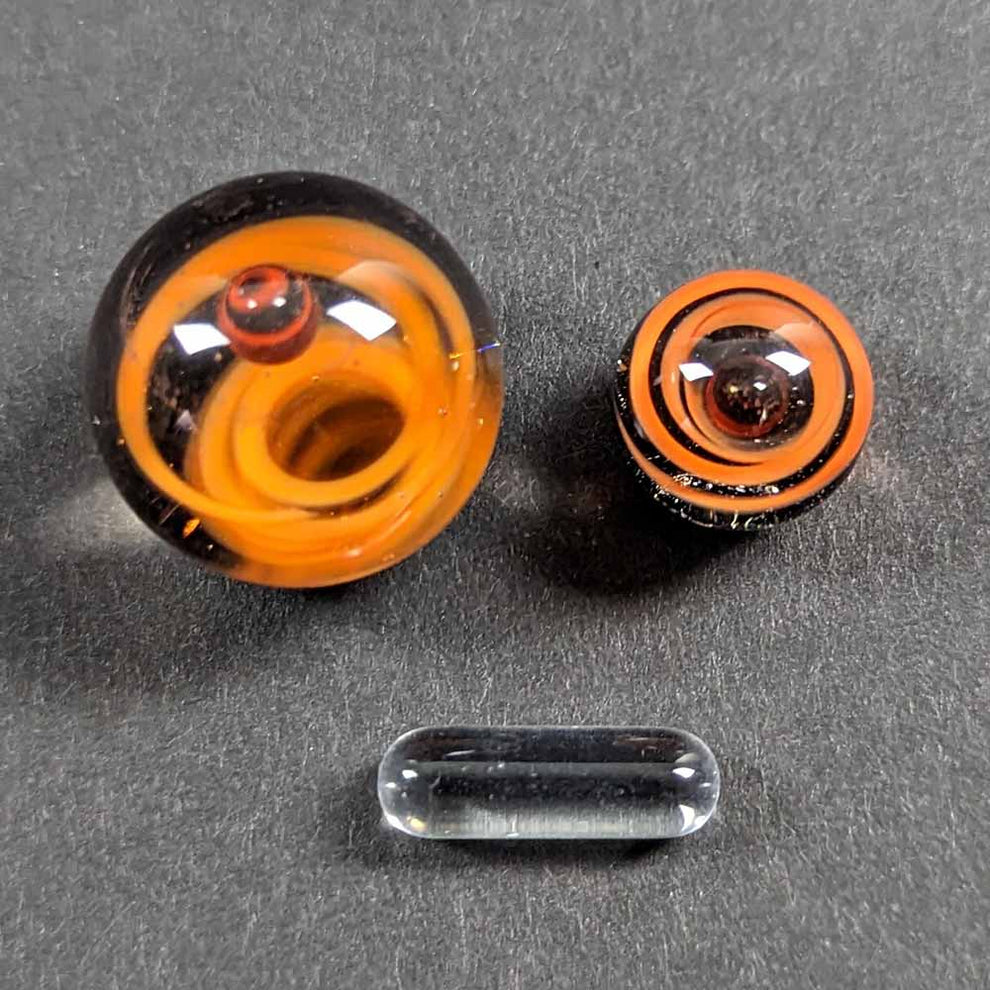 Yo Dabba- Terp Slurp Marble Set- Red+ display stand – Best Buds Puff Palace